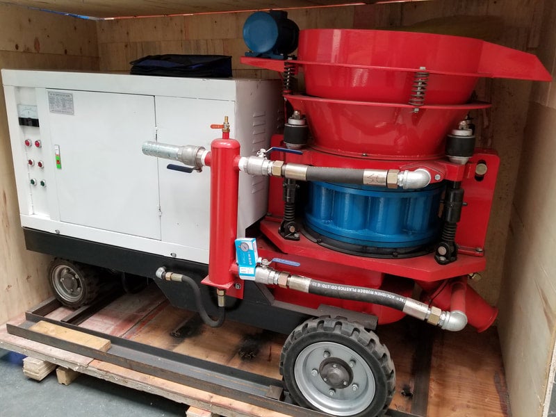 6.0 – 9.0 m3/h Electric Shotcrete Machine (HSP – 9) | ASA Industry ...